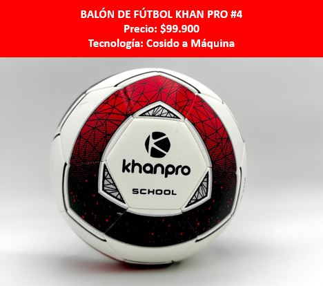 BALON DE FUTBOL KHAN PRO #4 – FENIX DEPORTES