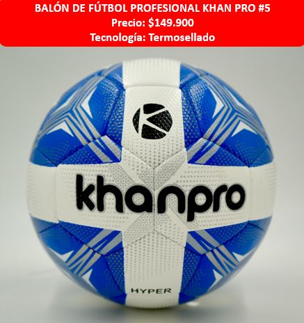 BALON DE FUTBOL PROFESIONAL KHAN PRO – FENIX DEPORTES